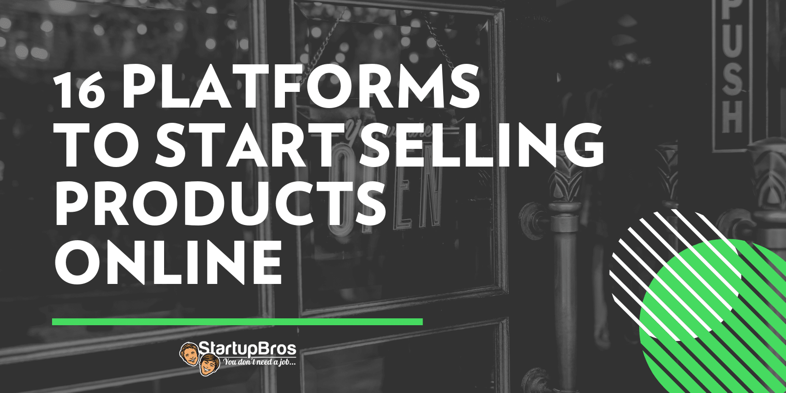The Best Online Marketplaces to Start Selling Products - StartupBros