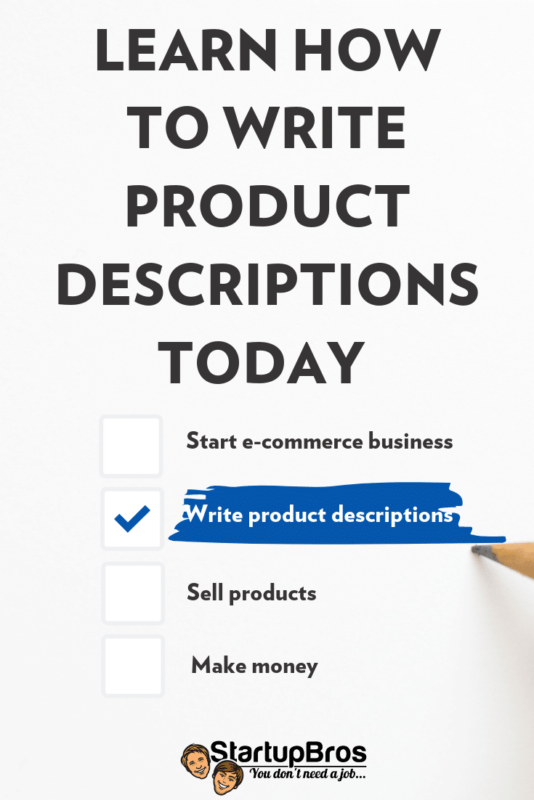 How to Write Product Descriptions (Examples + Templates) - StartupBros