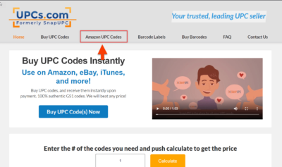 Easily Purchase UPC Codes for Amazon (Quick and Cheap) - Startupbros
