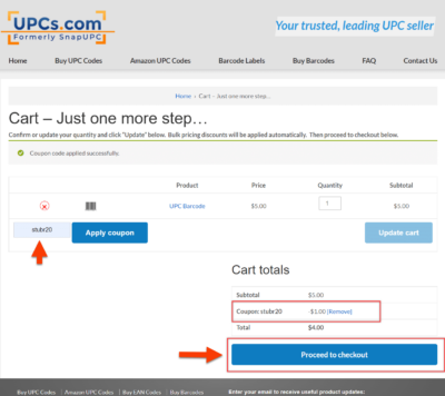 Easily Purchase UPC Codes for Amazon (Quick and Cheap) - Startupbros