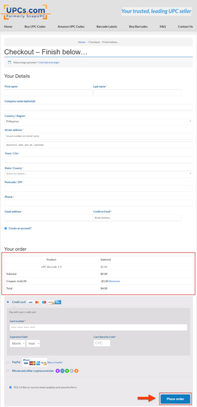 Easily Purchase UPC Codes for Amazon (Quick and Cheap) - Startupbros